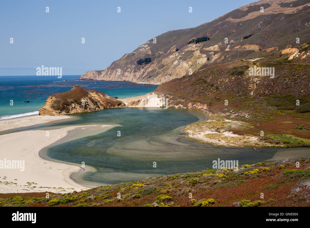 Little Sur River, Big Sur, California, USA Stock Photo - Alamy