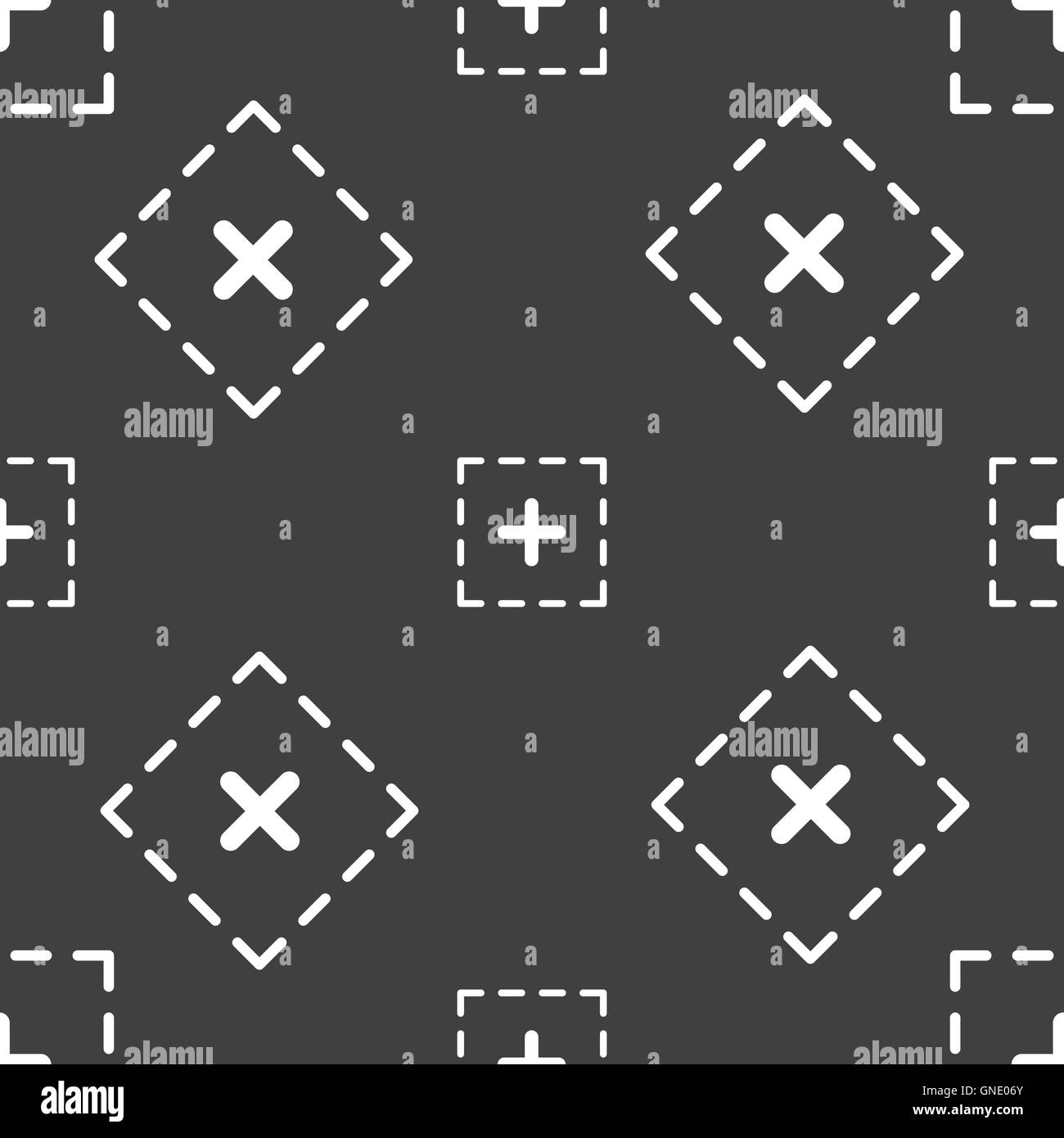 Plus square icon positive Black and White Stock Photos & Images - Alamy