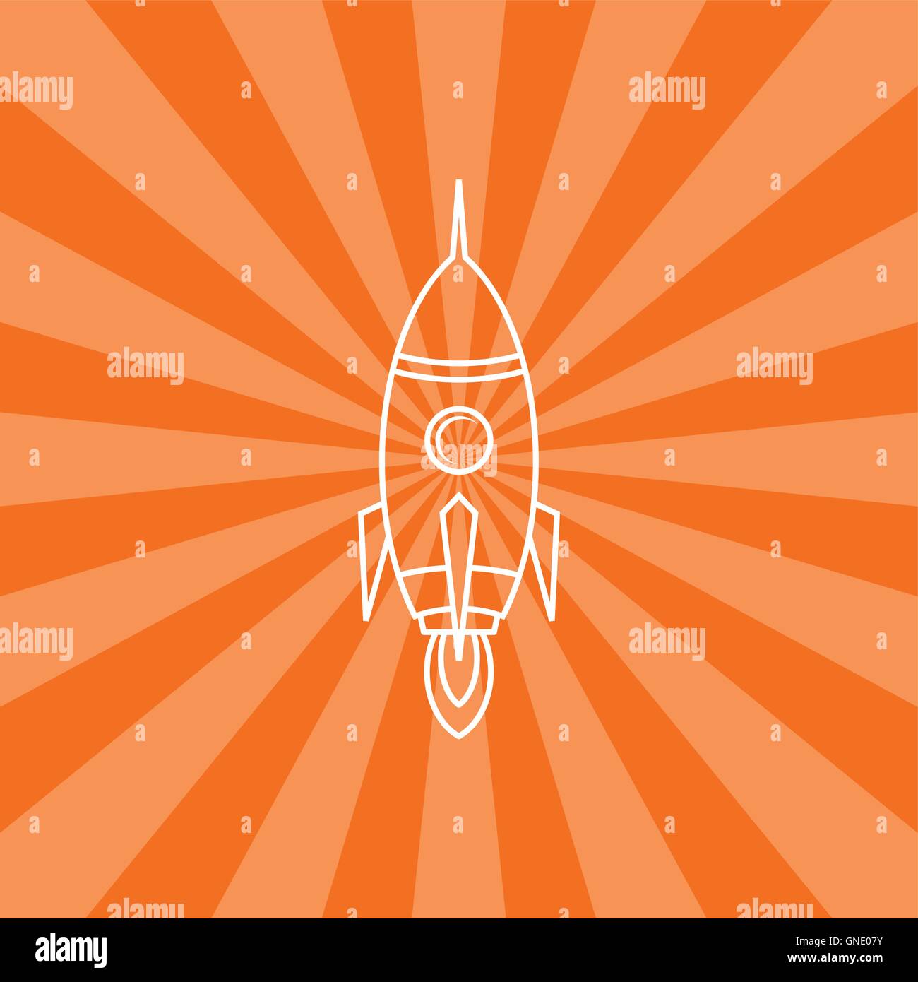 rocket ship launch Stock Vector Image & Art - Alamy