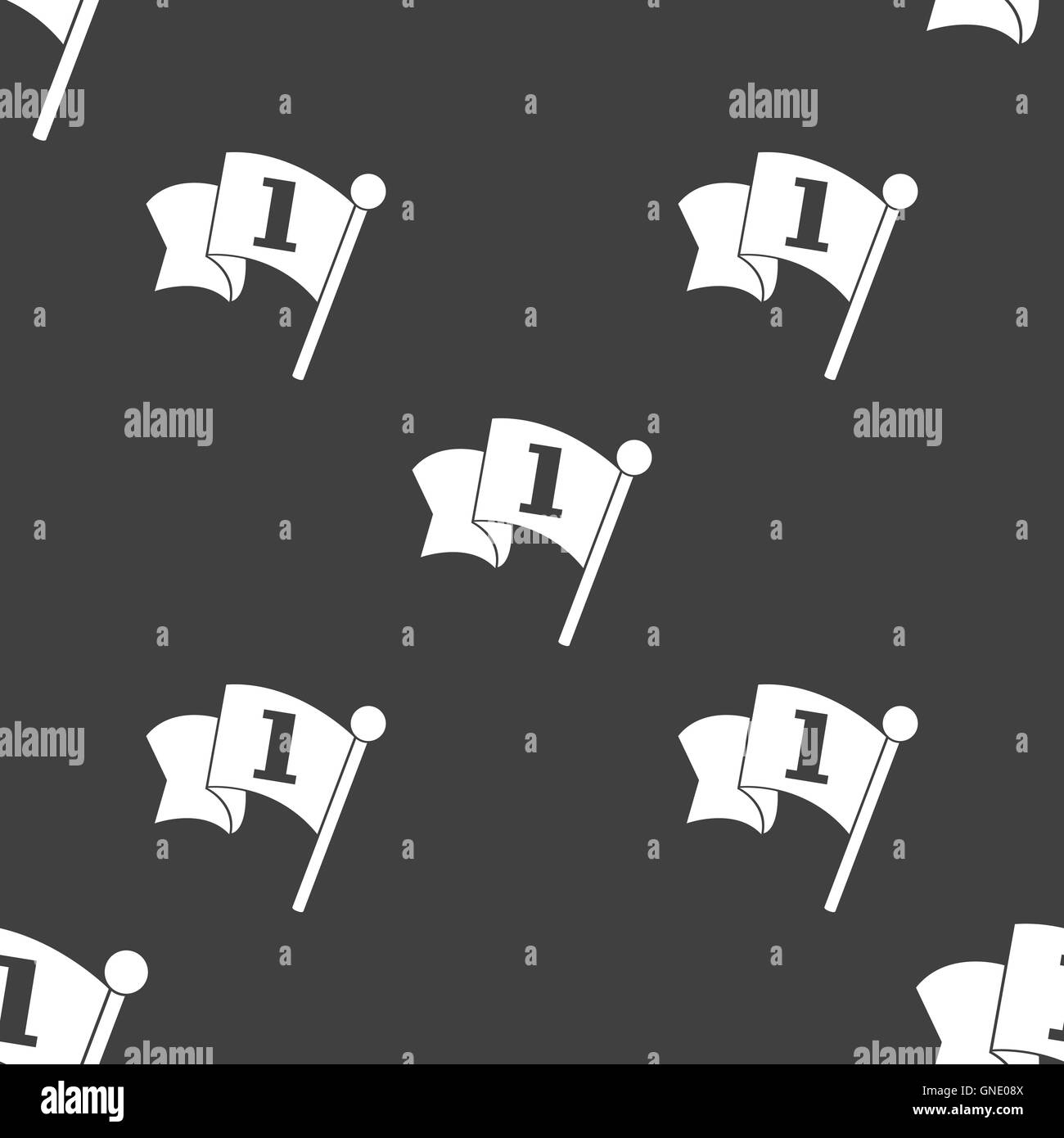 Gray flag Stock Vector Images - Alamy