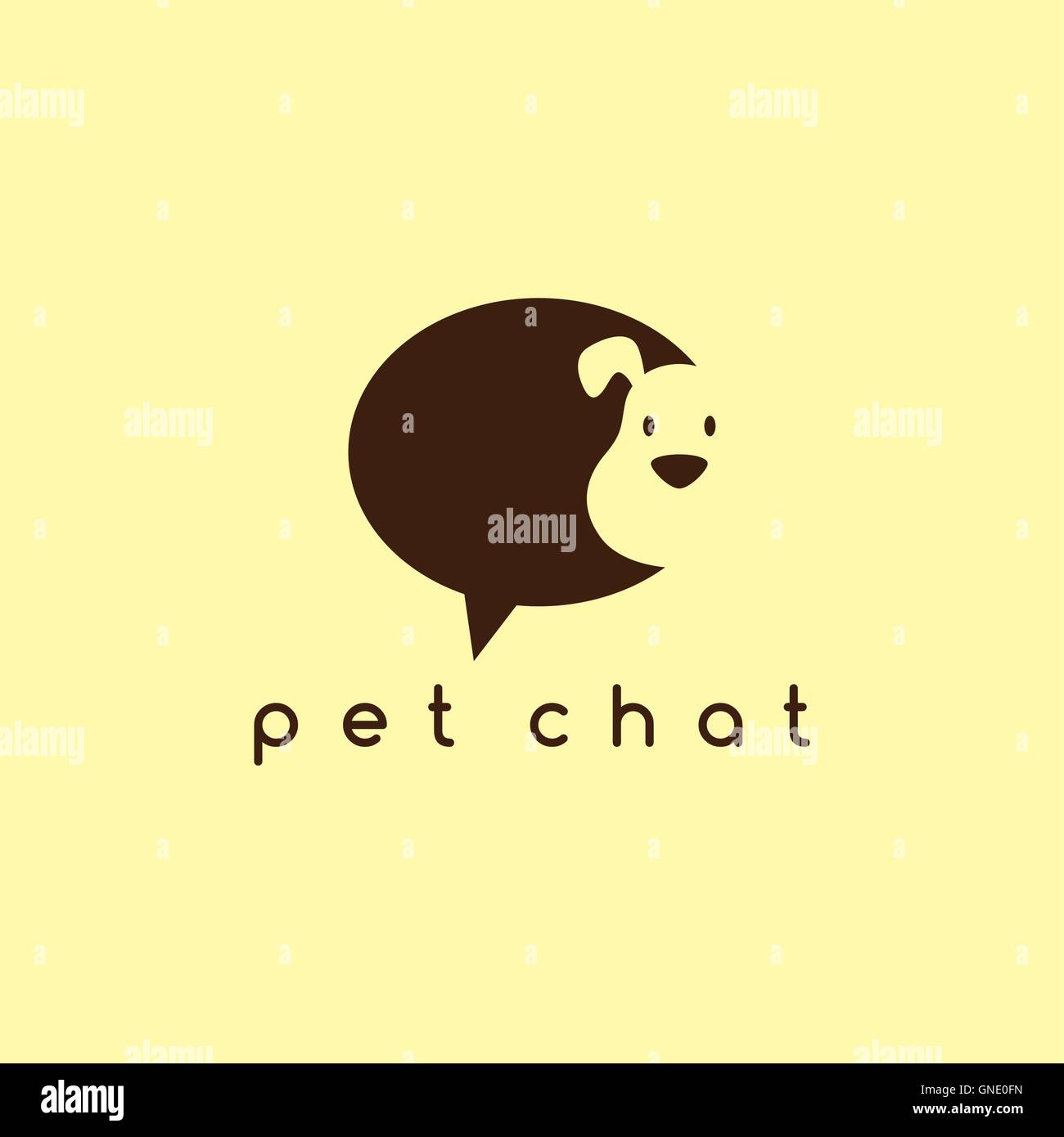 Portrait puppy dog lying Stock Vector Images - Alamy