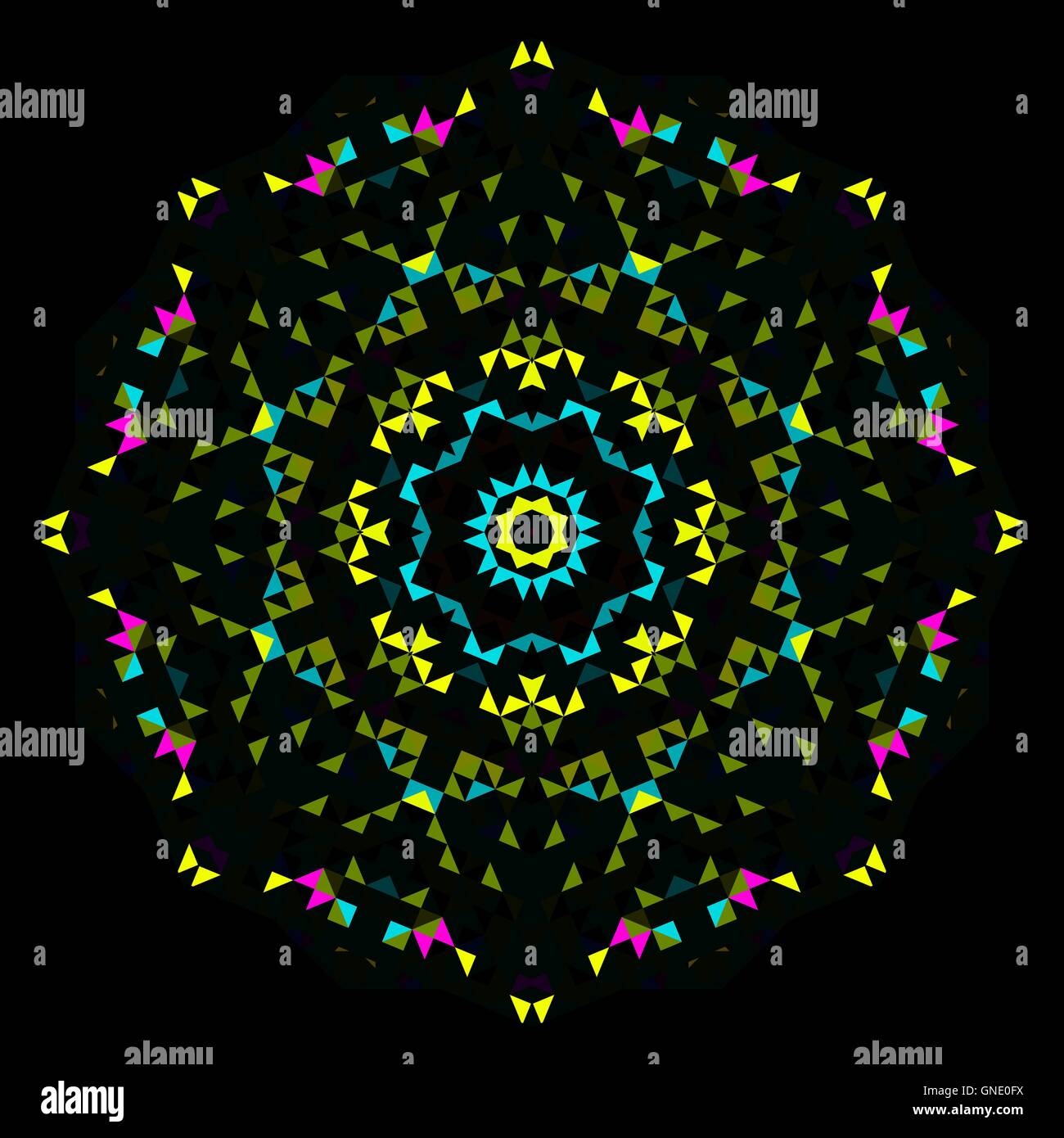 Kaleidoscope pattern hi-res stock photography and images - Alamy