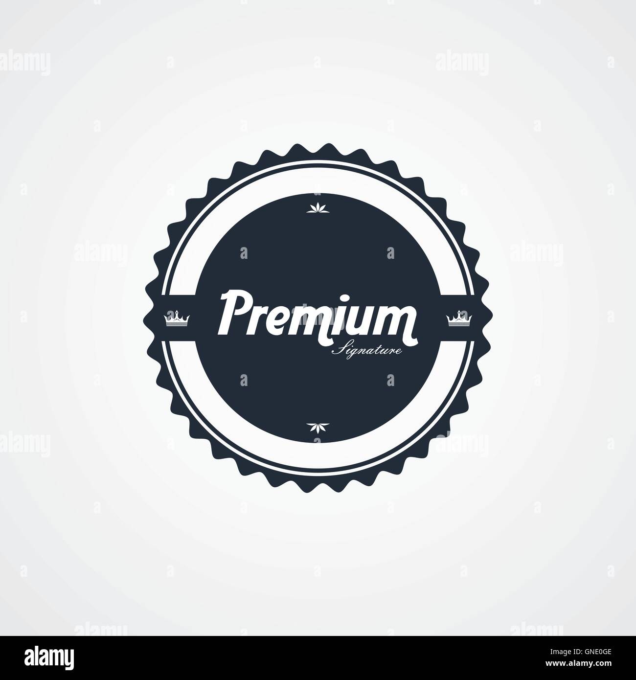 premium signature label theme Stock Vector Image & Art - Alamy