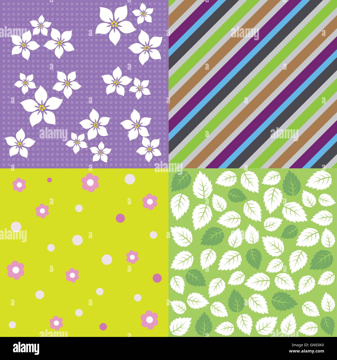 Four seamless spring background patterns Stock Vector Image & Art - Alamy Four seamless spring background patterns Stock Vector Image & Art - Alamy
