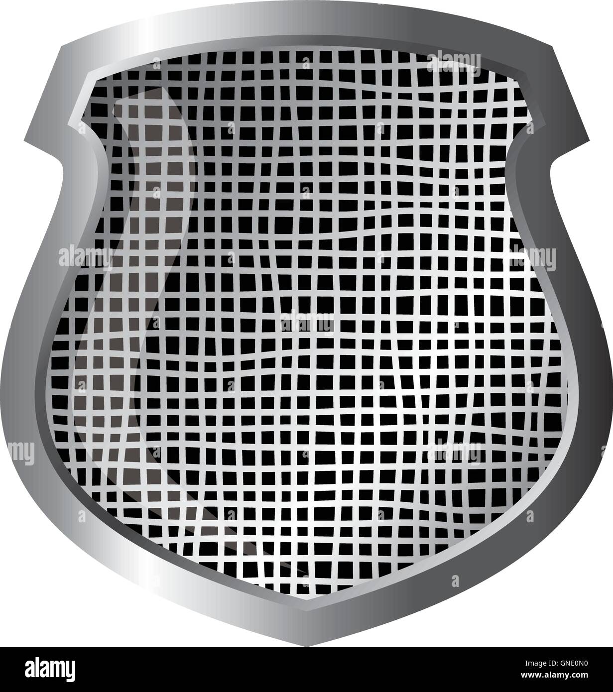 silver theme protector shield Stock Vector Image & Art - Alamy