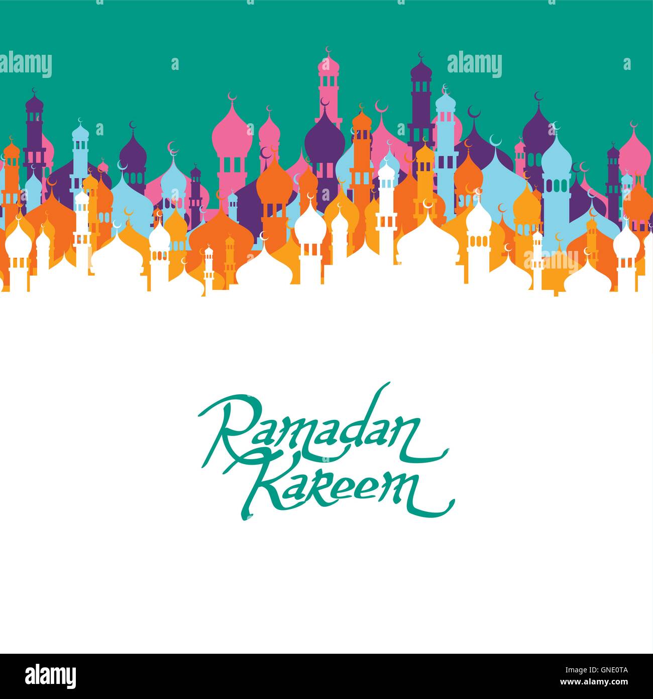 happy islam mubarak Stock Vector Image & Art - Alamy