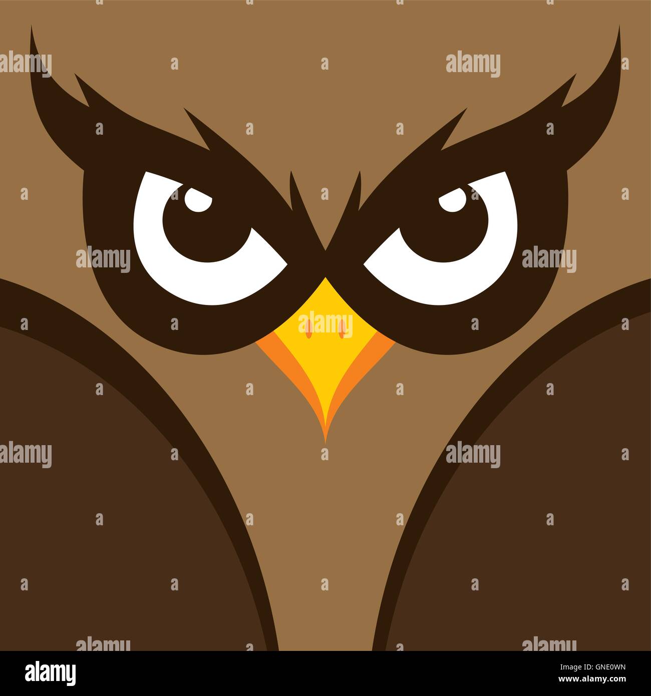 spooky owl illustration theme Stock Vector Image & Art - Alamy
