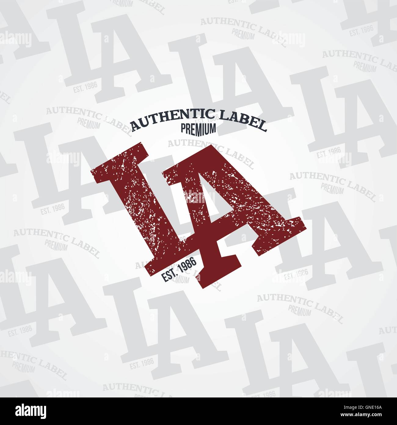 los angeles varsity theme Stock Vector Image & Art - Alamy