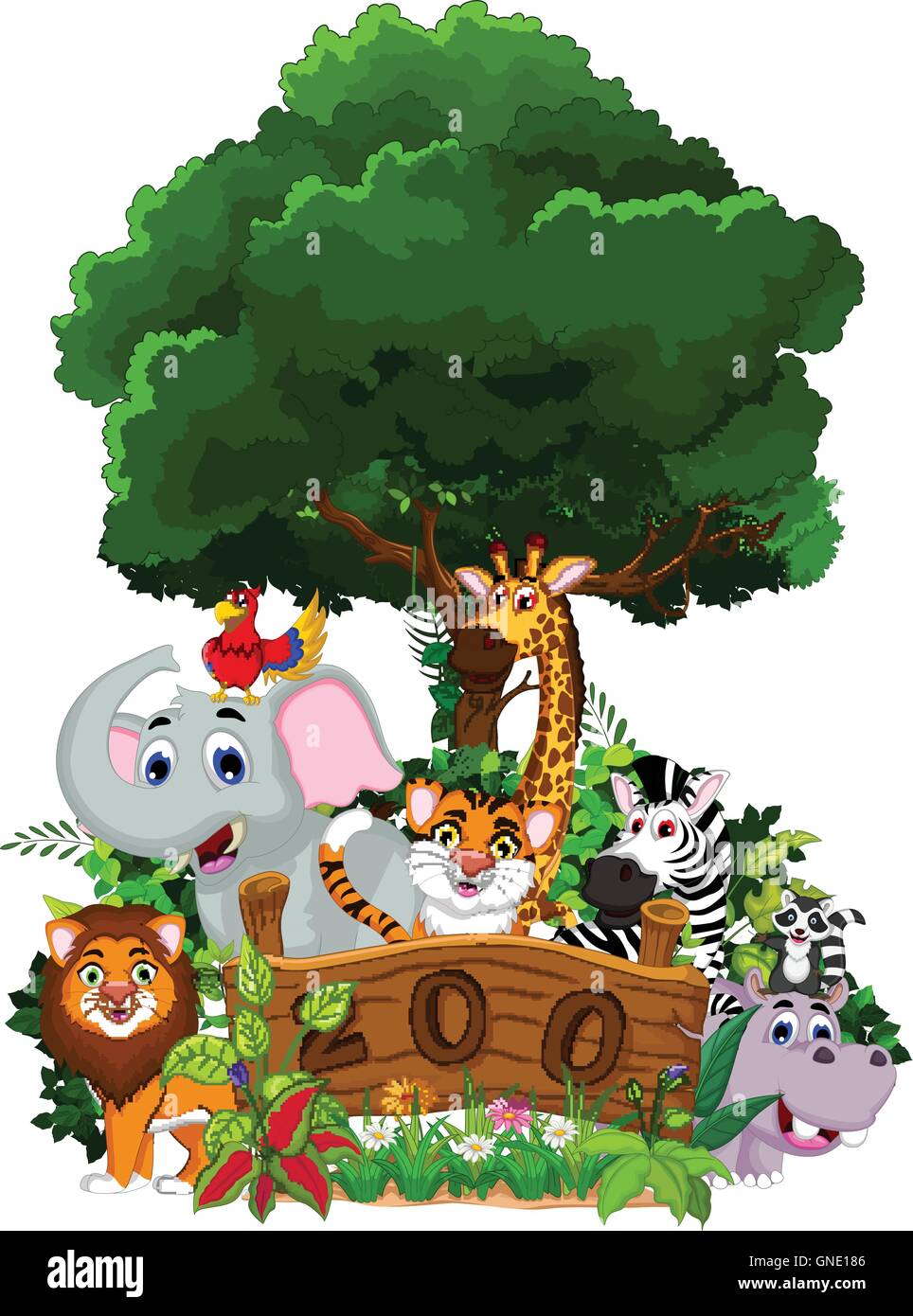 Zoo background hi-res stock photography and images - Alamy