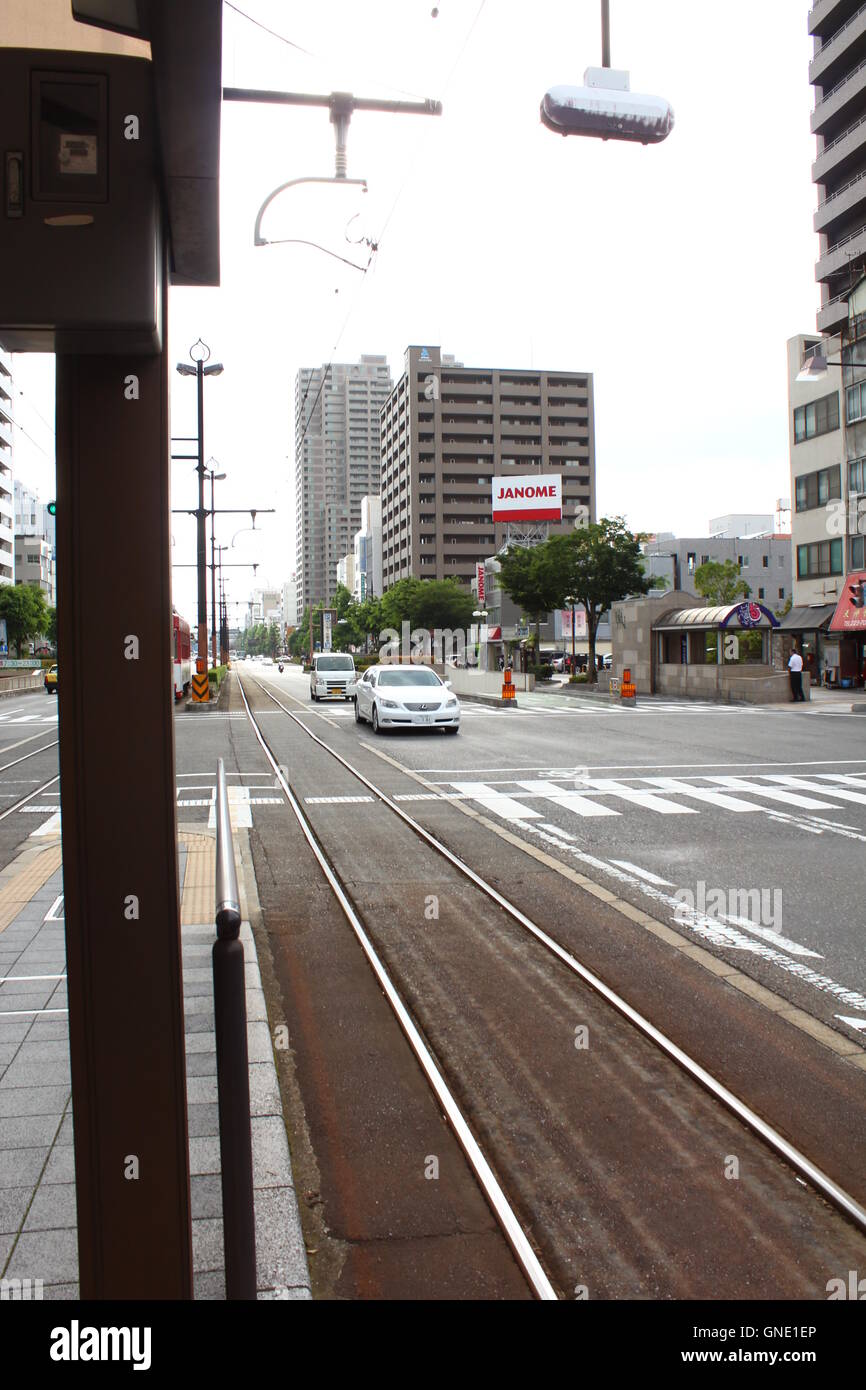 Tram okayama okayama japan hi-res stock photography and images - Alamy