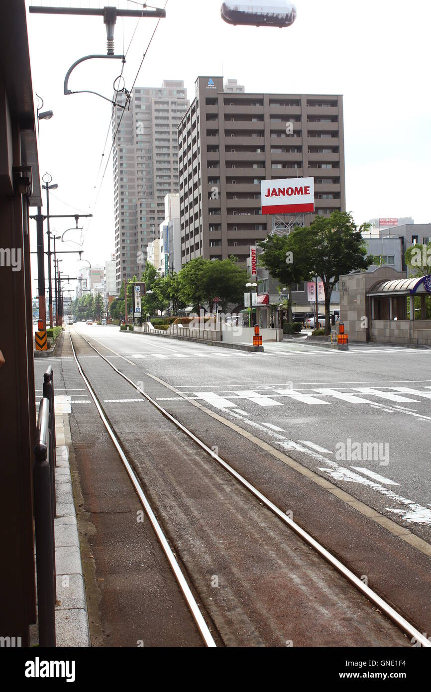 Tram okayama okayama japan hi-res stock photography and images - Alamy