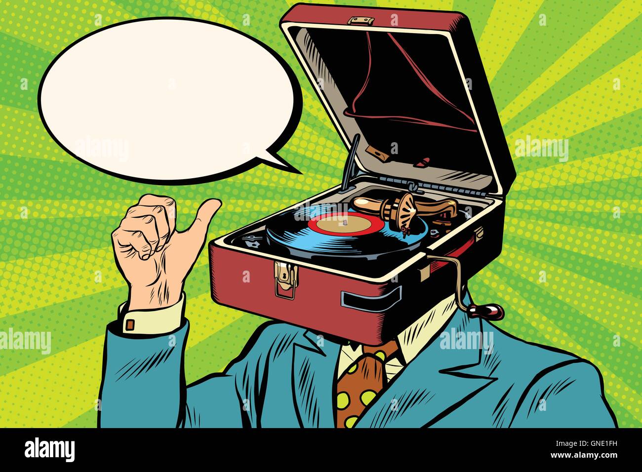 Cartoon phonograph hi-res stock photography and images - Alamy