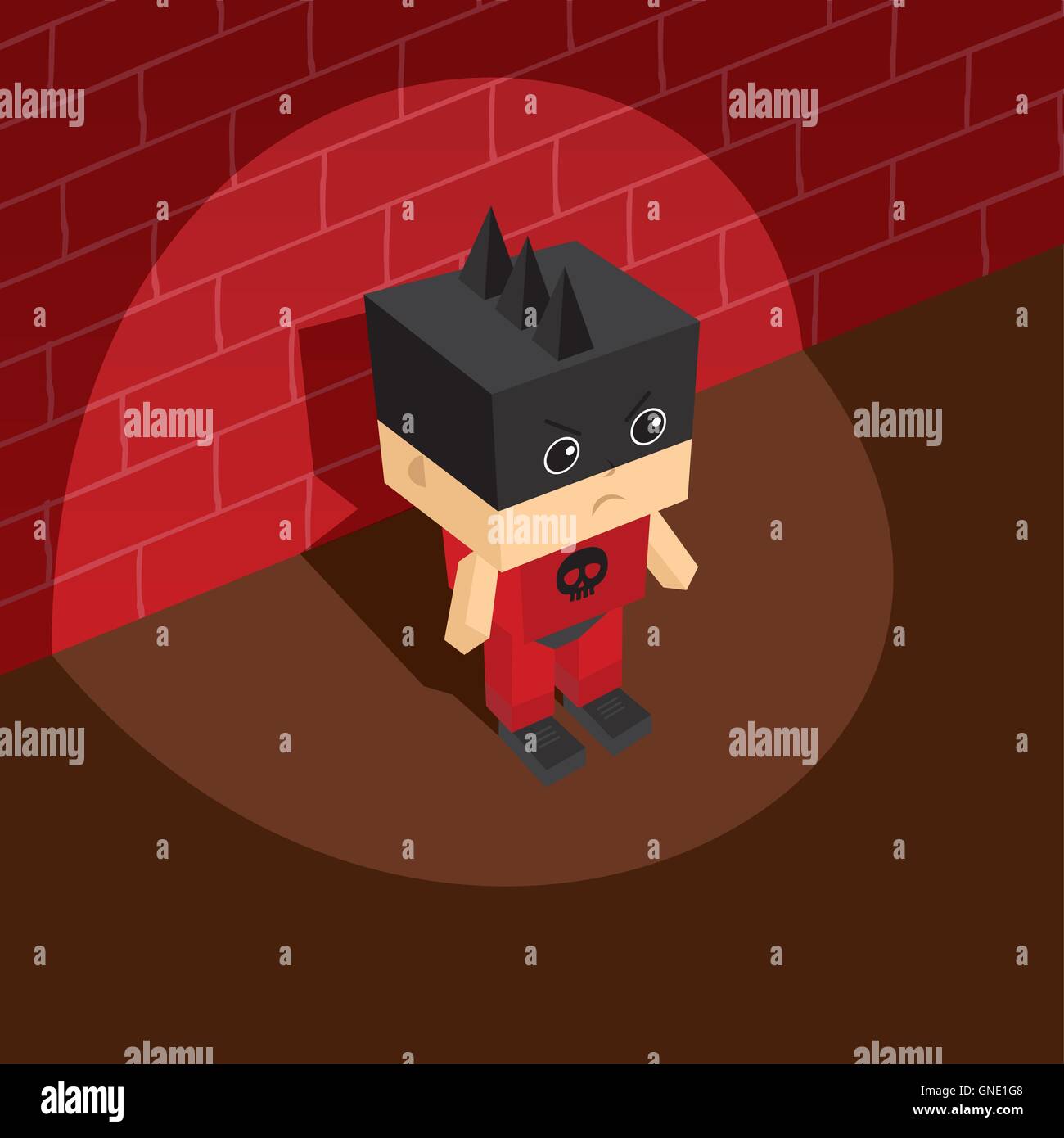 superhero villain isometric theme Stock Vector Image & Art - Alamy