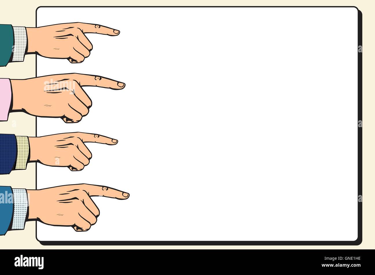 Finger pointer hi-res stock photography and images - Alamy