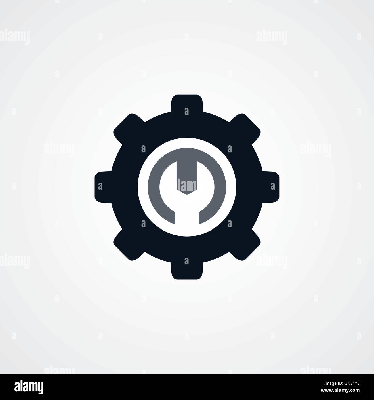 Cog Settings Icon Symbol Stock Vector Image & Art - Alamy