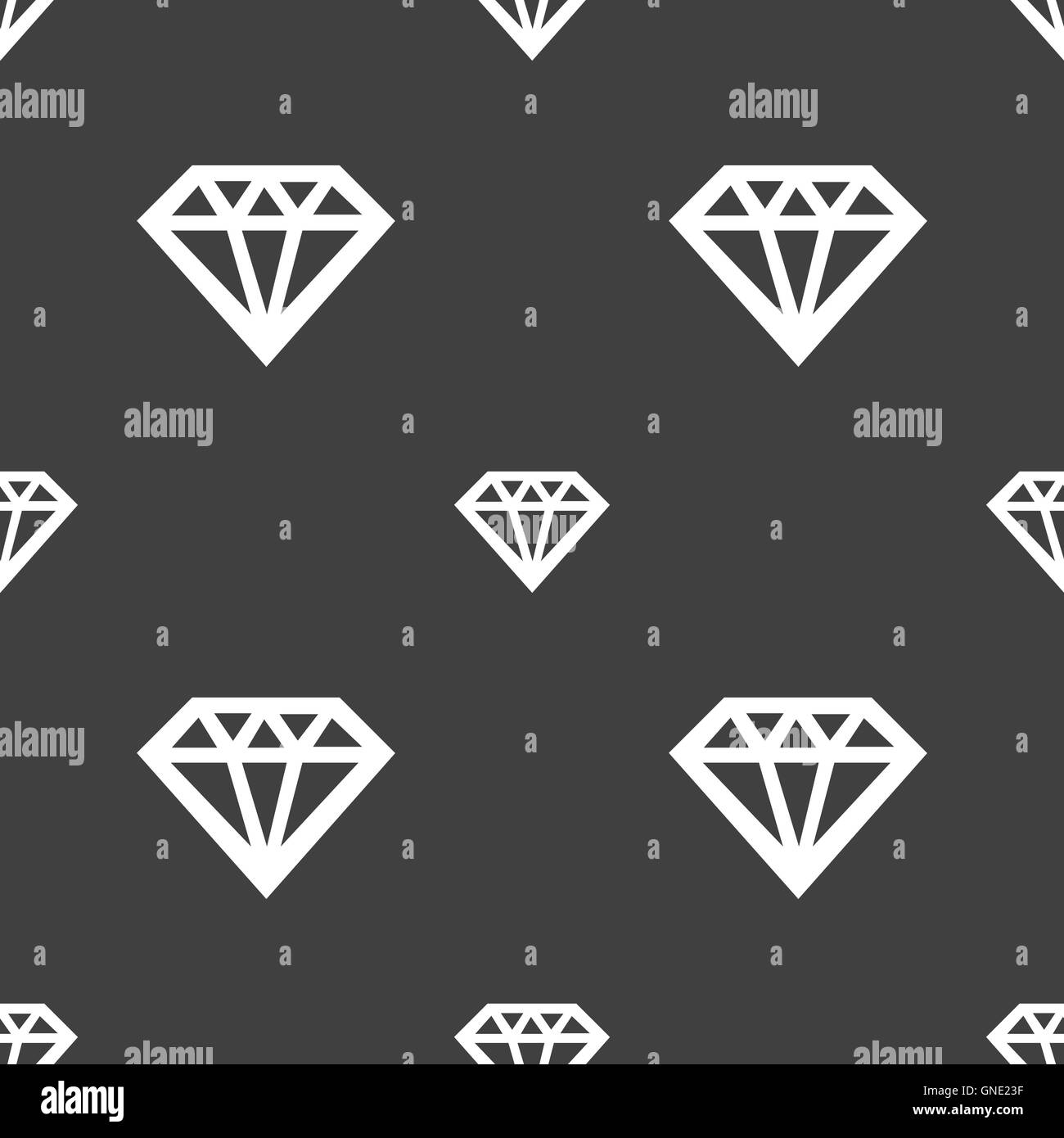 Diamond silhouette Black and White Stock Photos & Images - Alamy