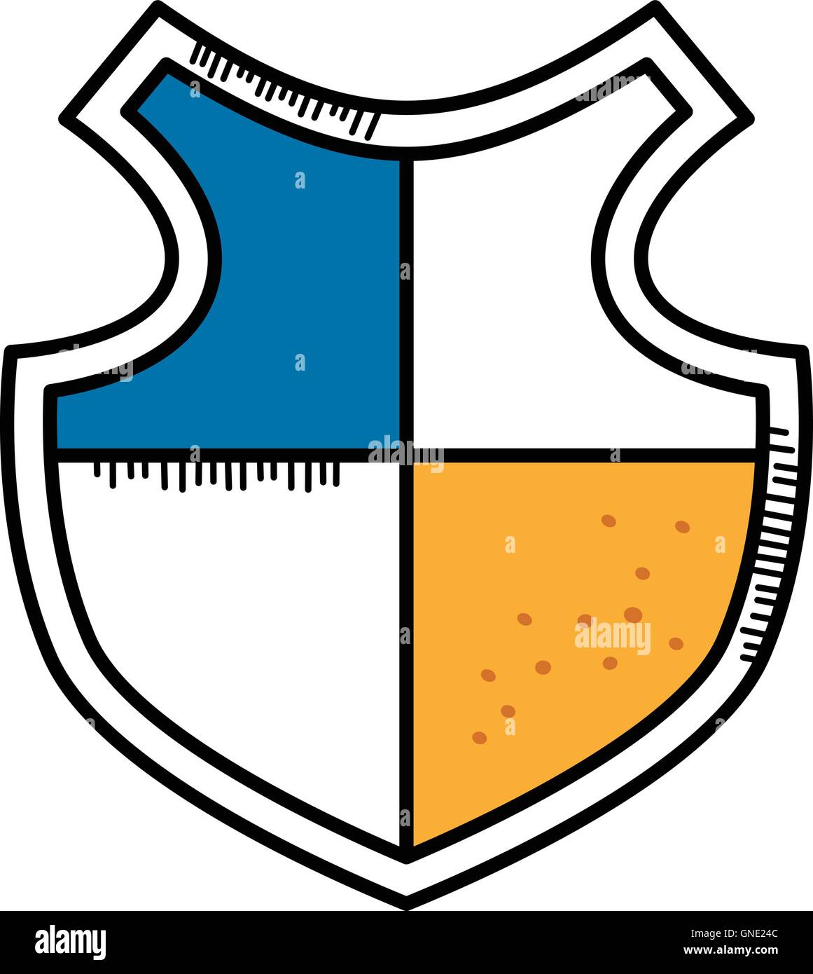 cartoon shield doodle theme Stock Vector Image & Art - Alamy