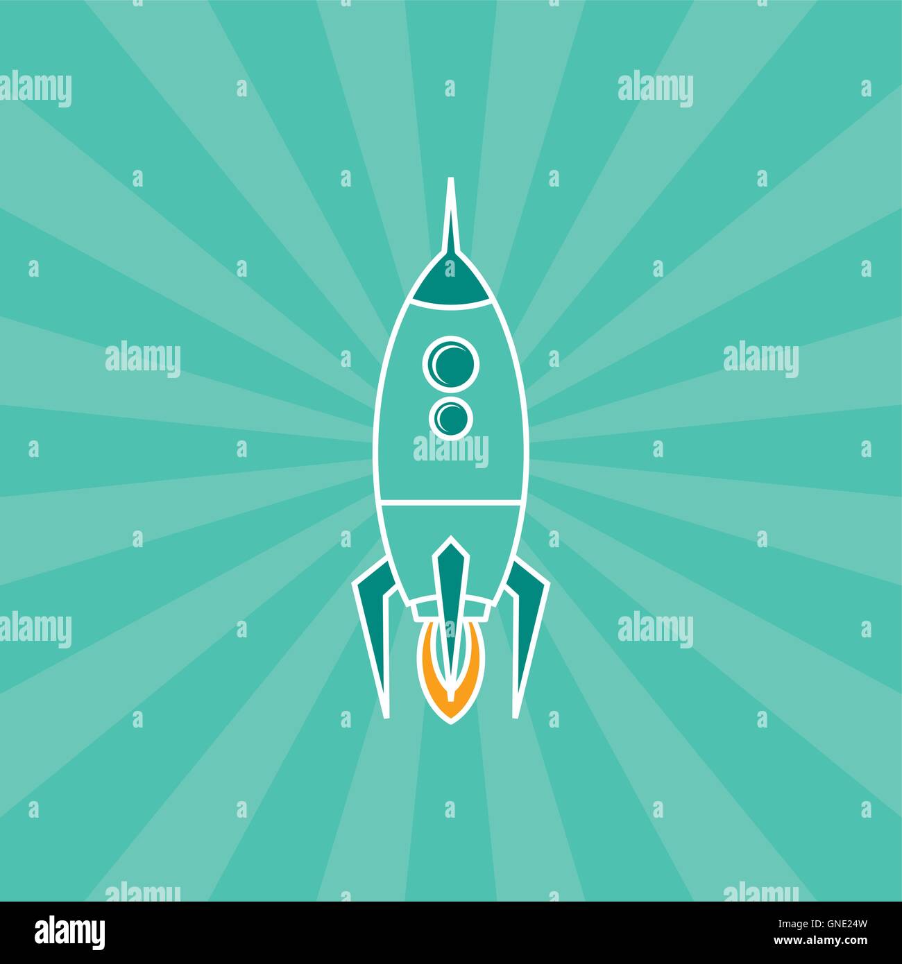 rocket ship launch Stock Vector Image & Art - Alamy