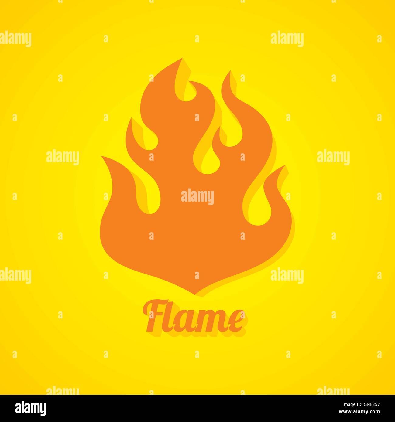 flaming fire theme Stock Vector Image & Art - Alamy