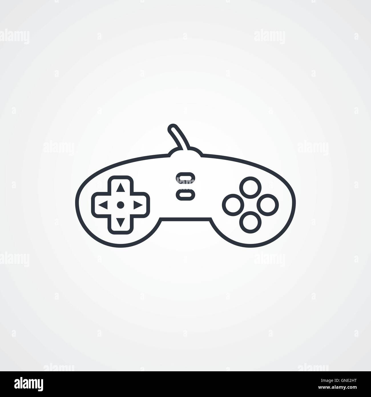 Joystick gaming console vector hi-res stock photography and images - Alamy