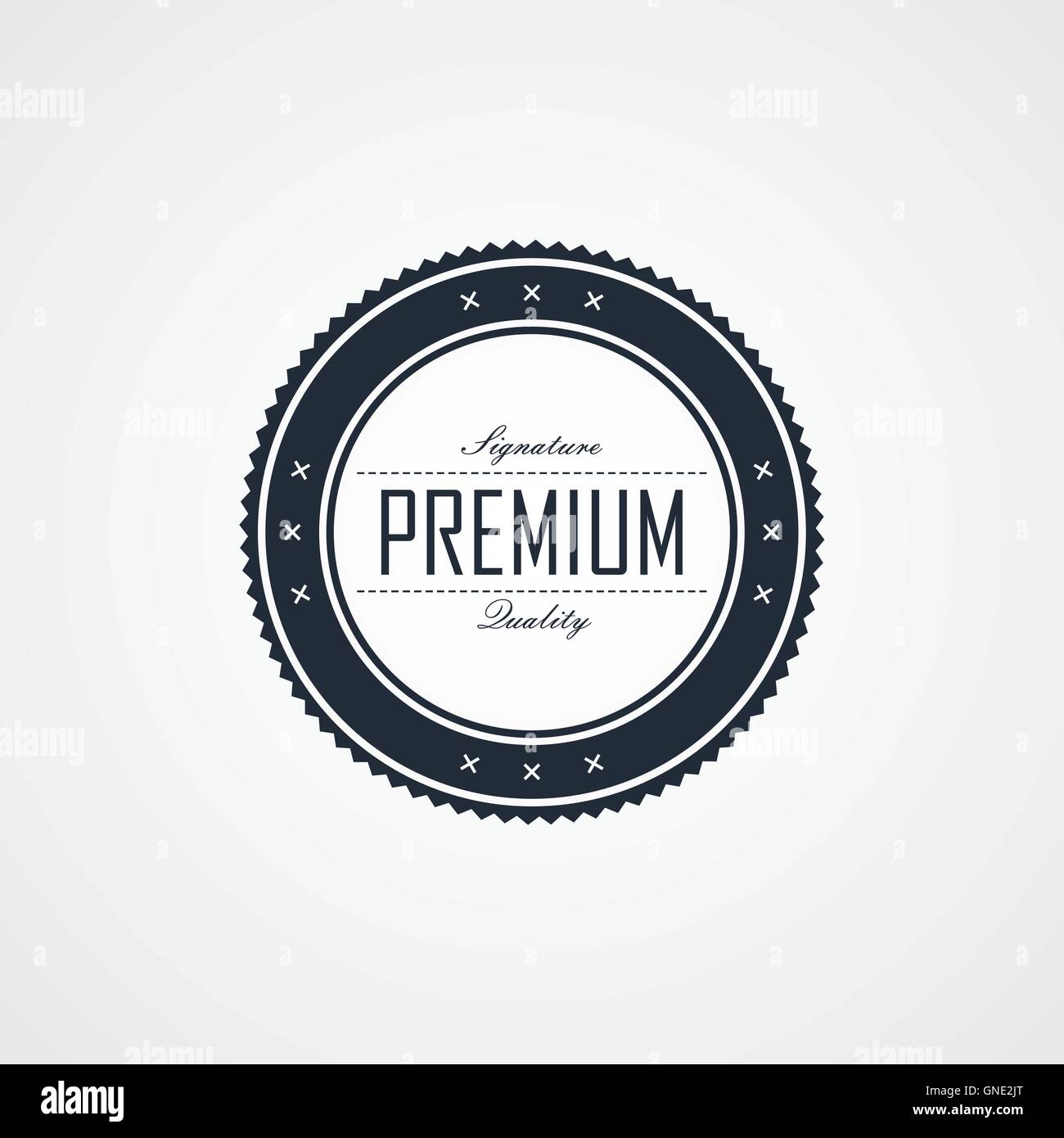 premium signature label theme Stock Vector Image & Art - Alamy