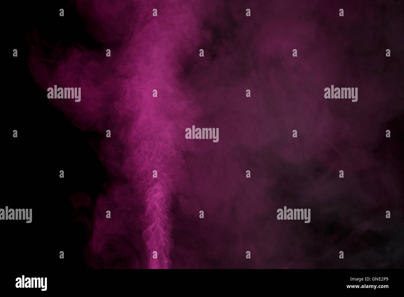 Abstract purple water vapor on a black background. Texture. Design ...