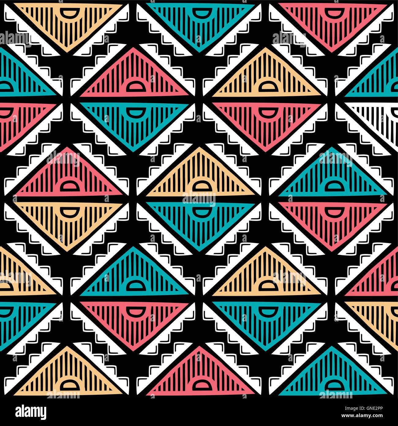 native ethnic seamless pattern Stock Vector Image & Art - Alamy