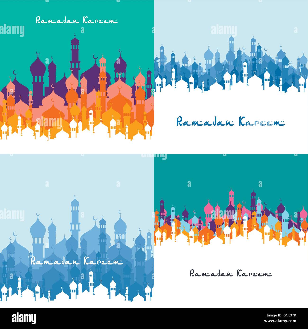 happy islam mubarak Stock Vector Image & Art - Alamy