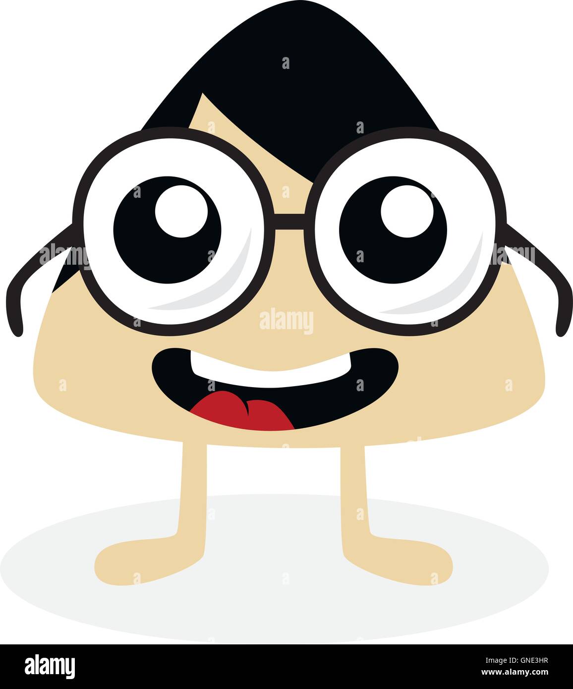 happy little monster Stock Vector Image & Art - Alamy