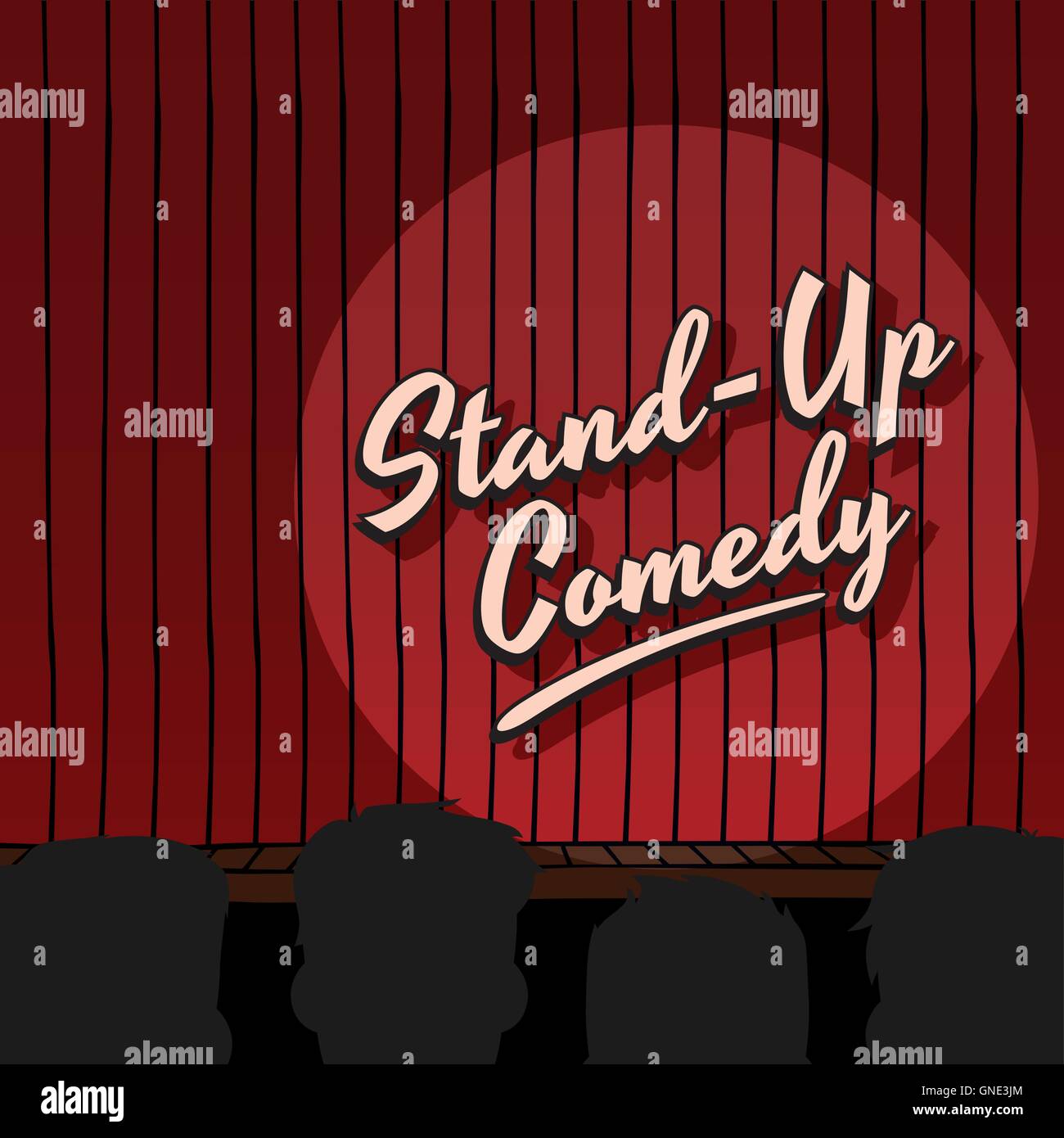 stand up comedy Stock Vector Image & Art - Alamy