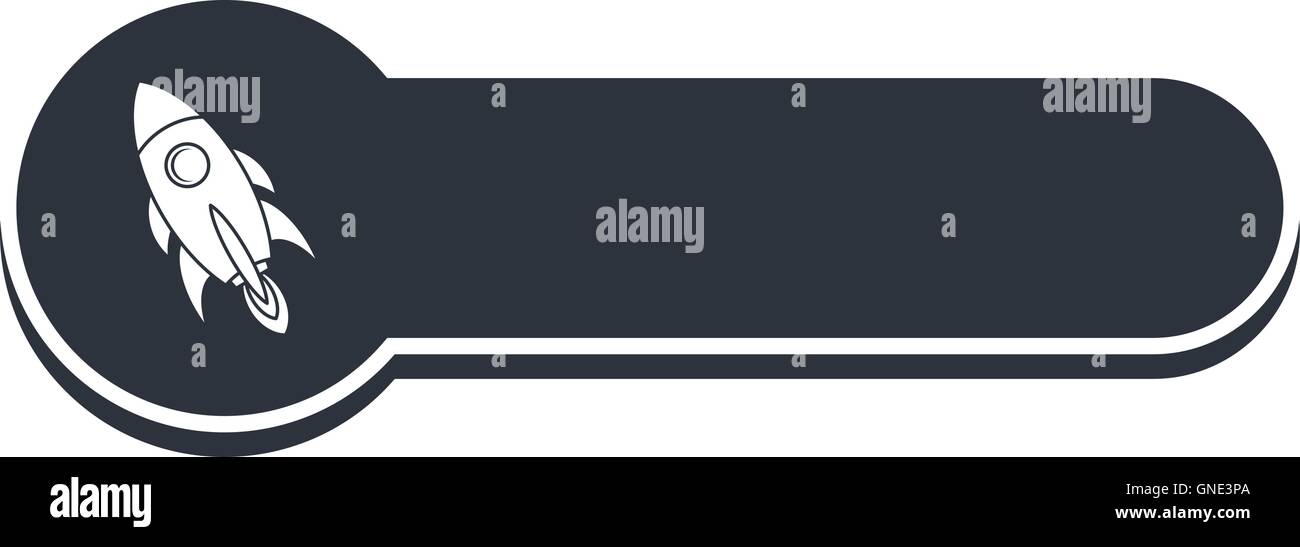 rocket banner template Stock Vector Image & Art - Alamy