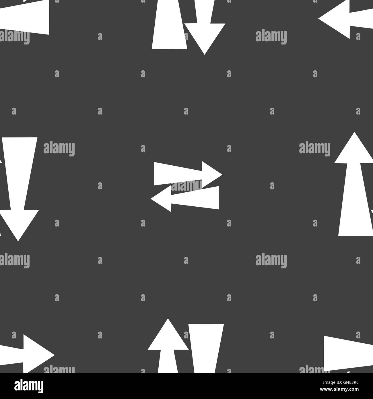 Two way traffic, icon sign. Seamless pattern on a gray background ...