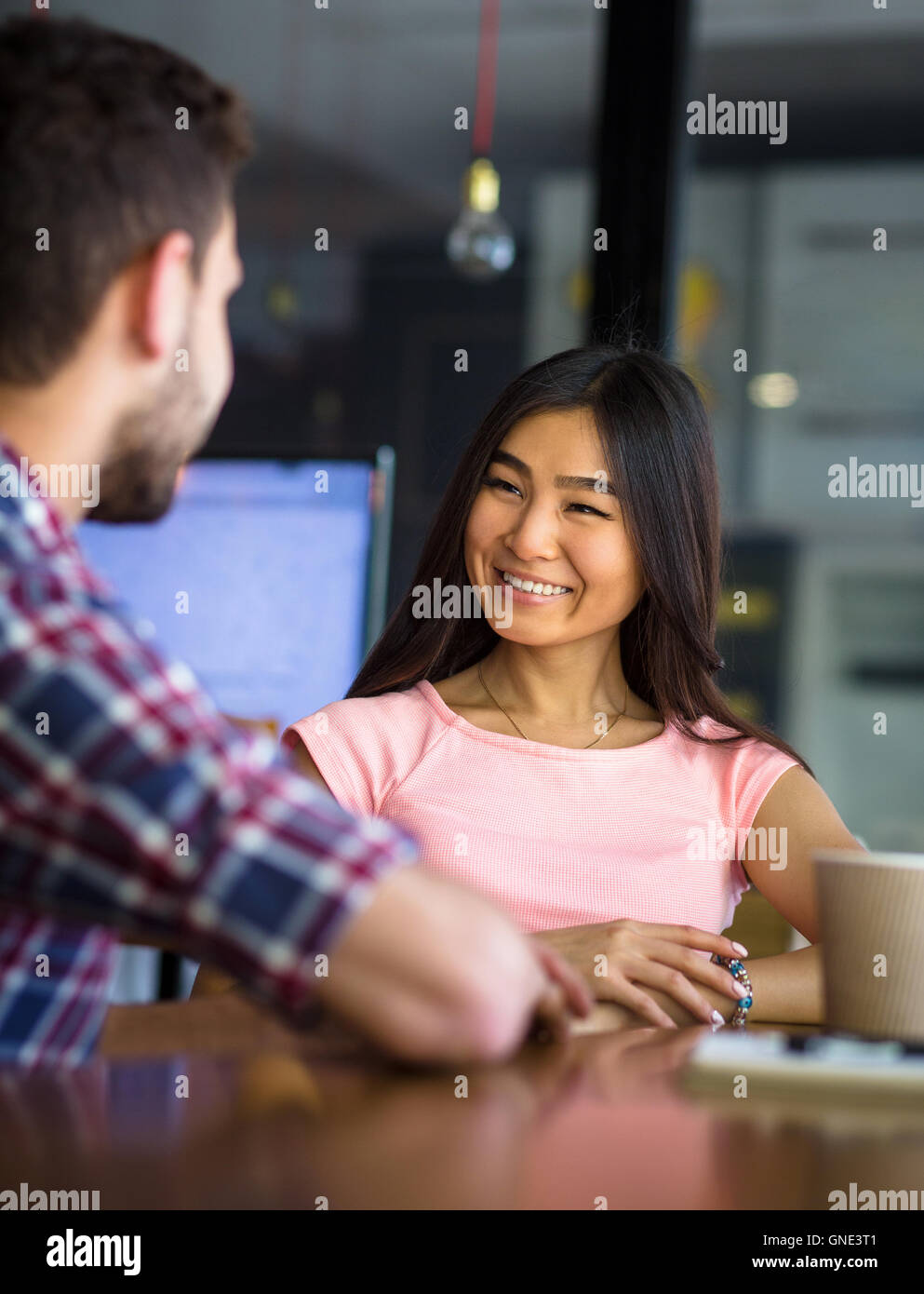 Romantic couple having date Stock Photo - Alamy