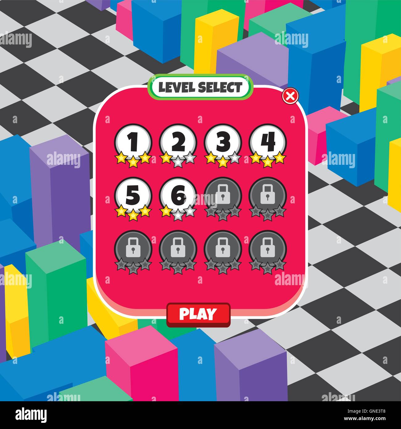 game asset menu theme Stock Vector Image & Art - Alamy