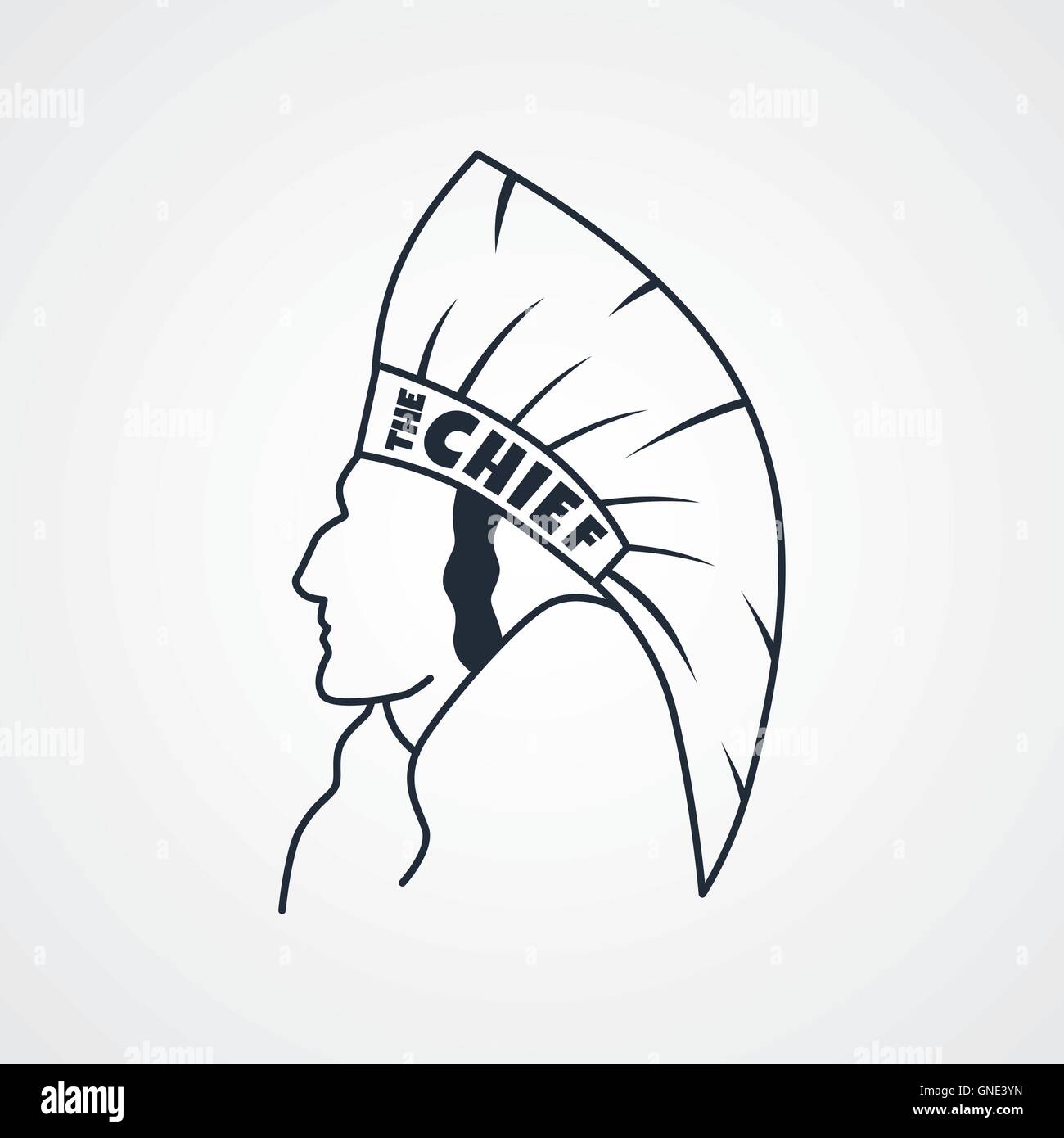 Indian chief mascot hi-res stock photography and images - Alamy