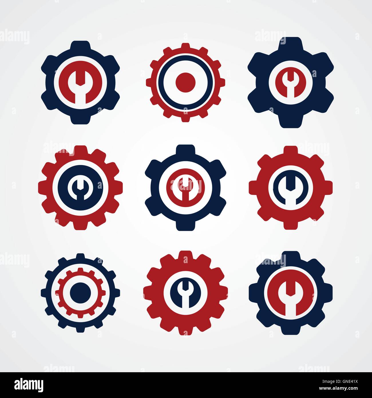 Cog Settings Icon Symbol Stock Vector Image & Art - Alamy