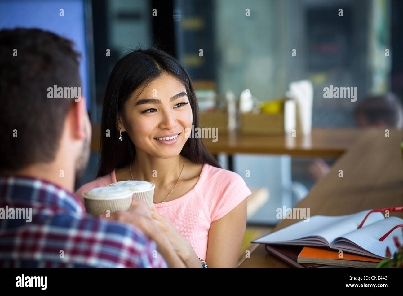 Romantic couple having date Stock Photo - Alamy