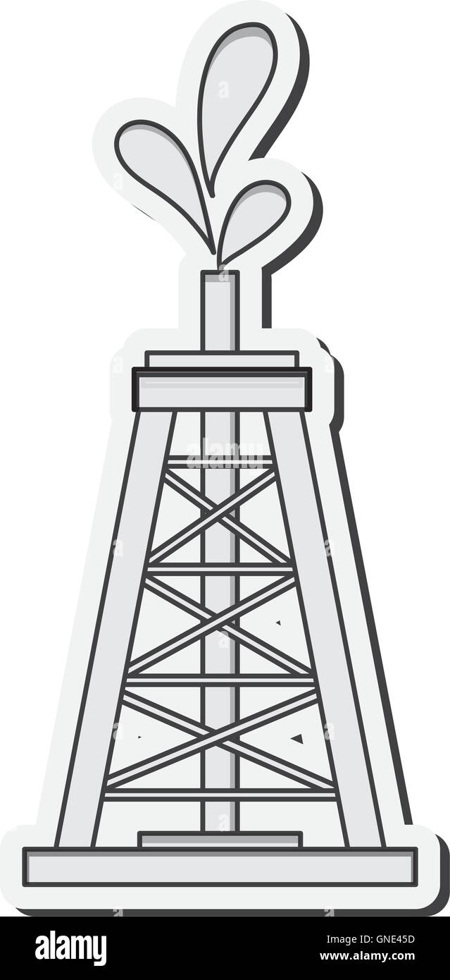 Oil tower icon Stock Vector Image & Art - Alamy