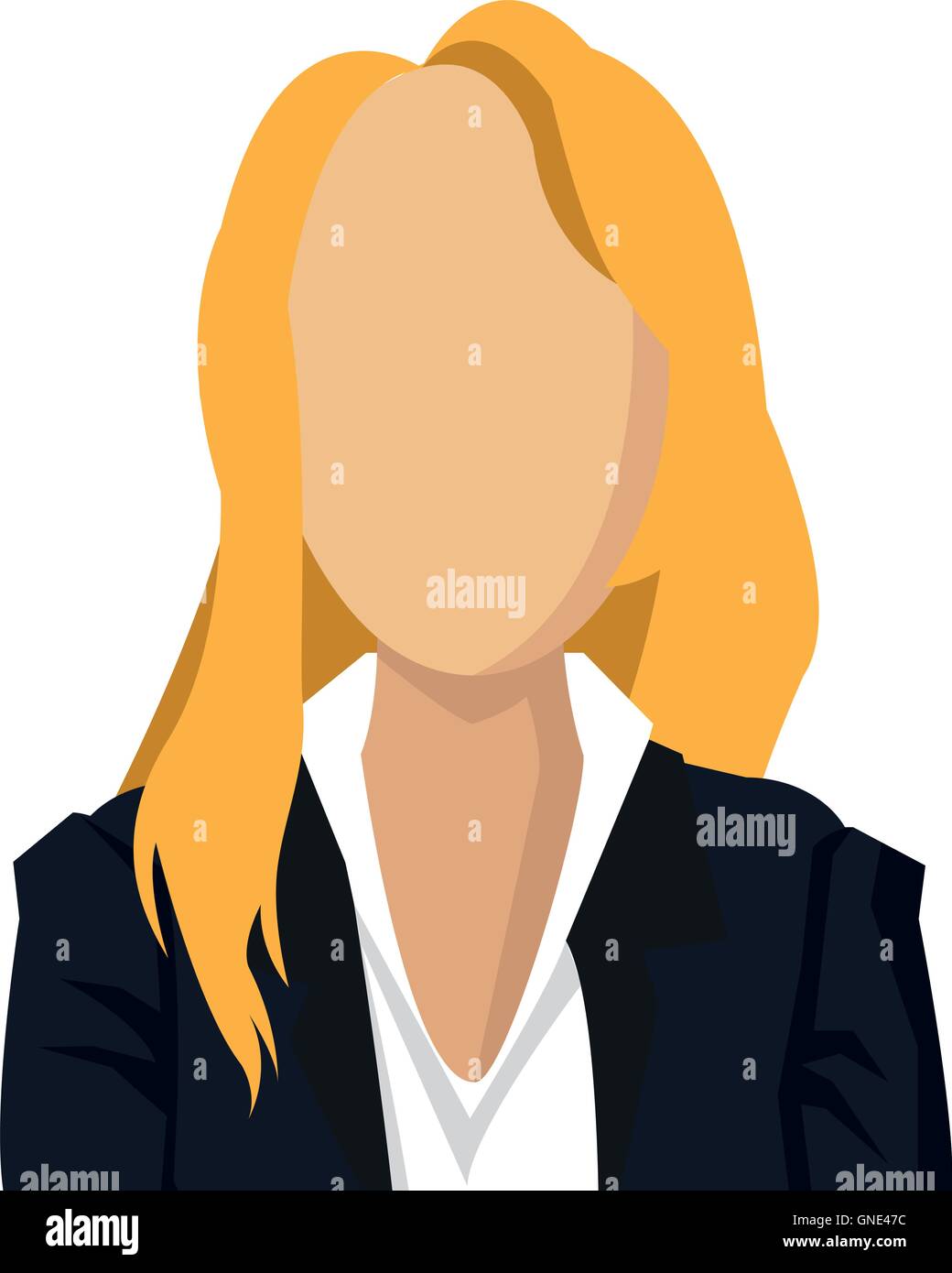 woman character with suit icon Stock Vector Image & Art - Alamy