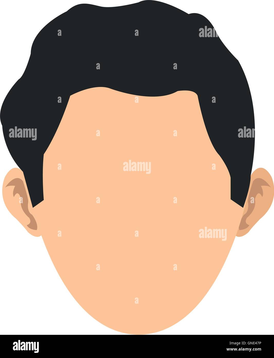 faceless man head icon Stock Vector Image & Art - Alamy