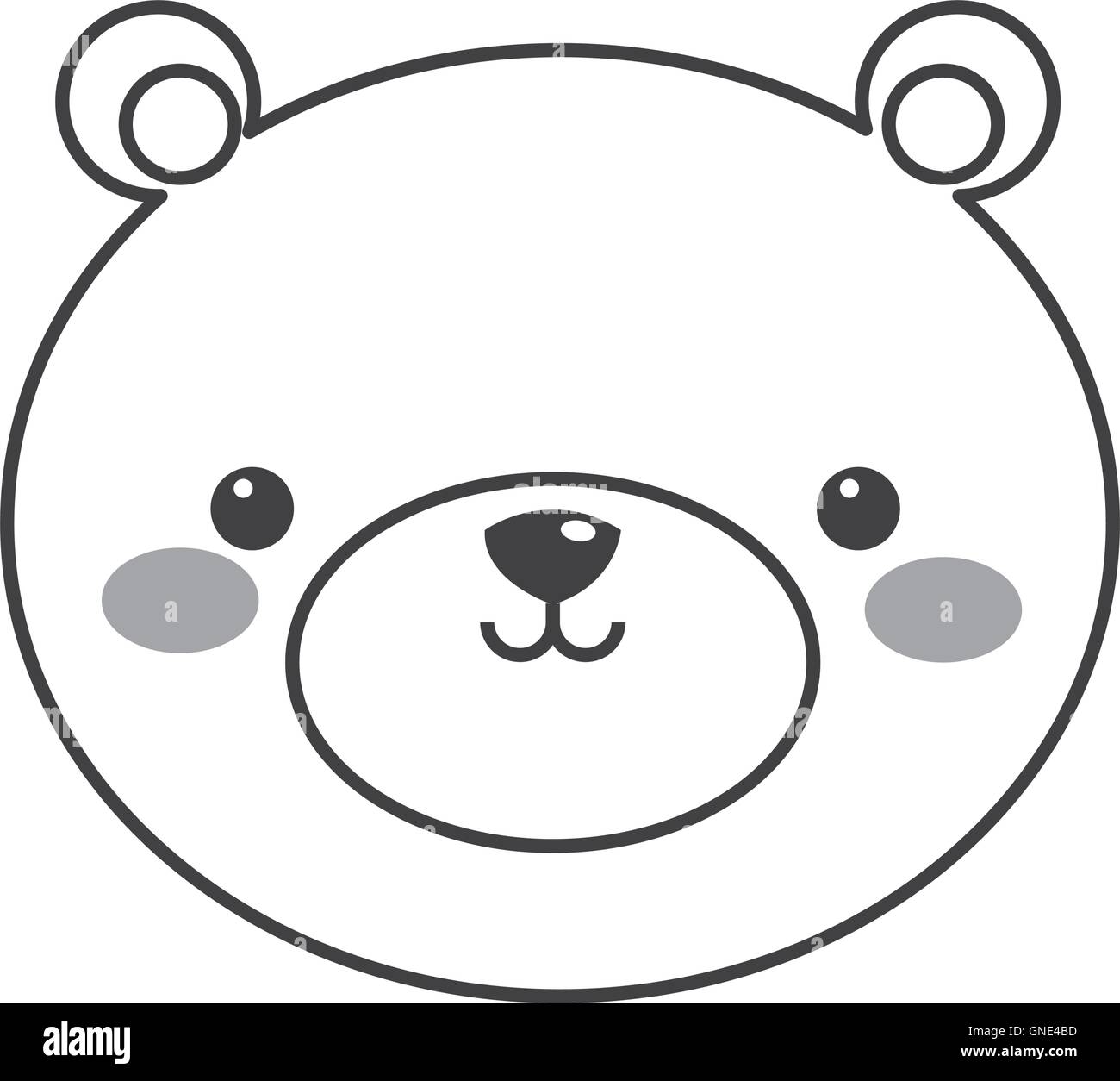 cute bear cartoon icon Stock Vector Image & Art - Alamy