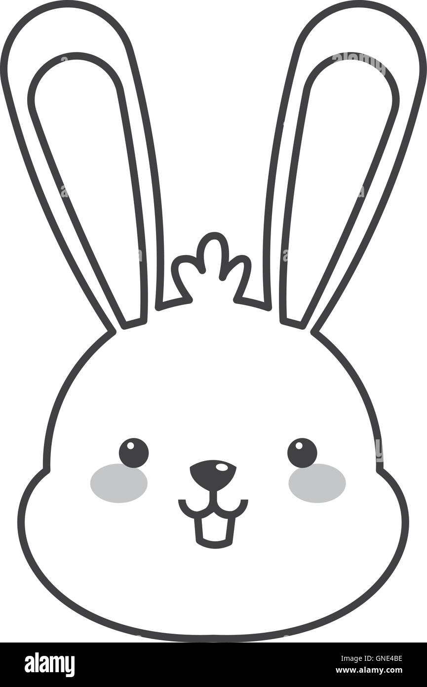 cute rabbit cartoon icon Stock Vector Image & Art - Alamy