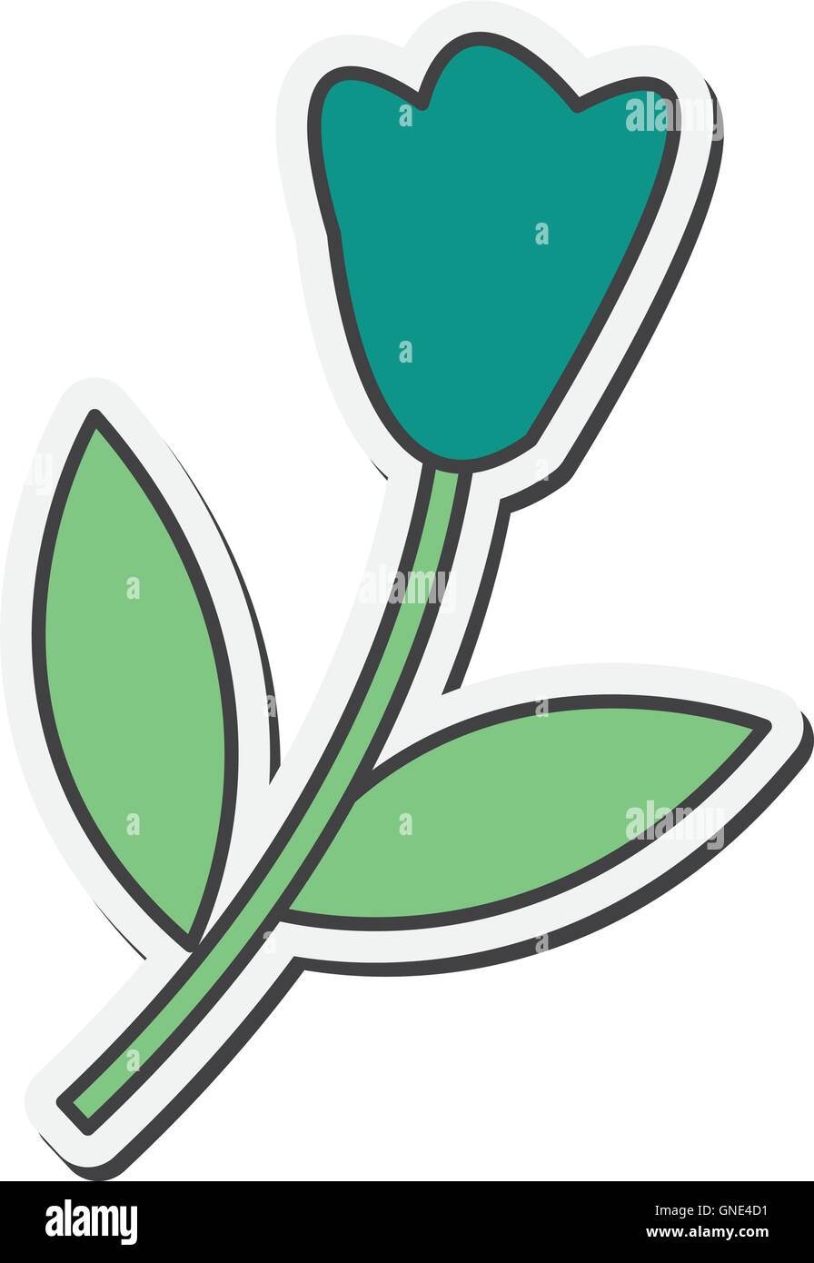 single flower icon Stock Vector Image & Art - Alamy