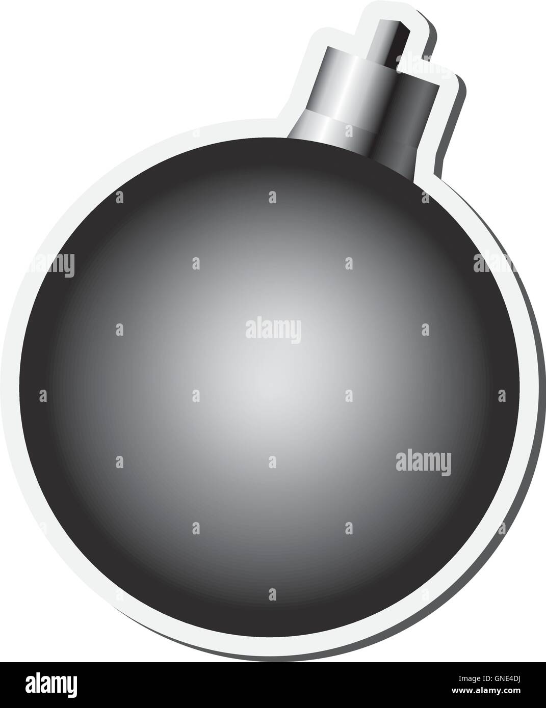 christmas ball ornament icon Stock Vector Image & Art - Alamy