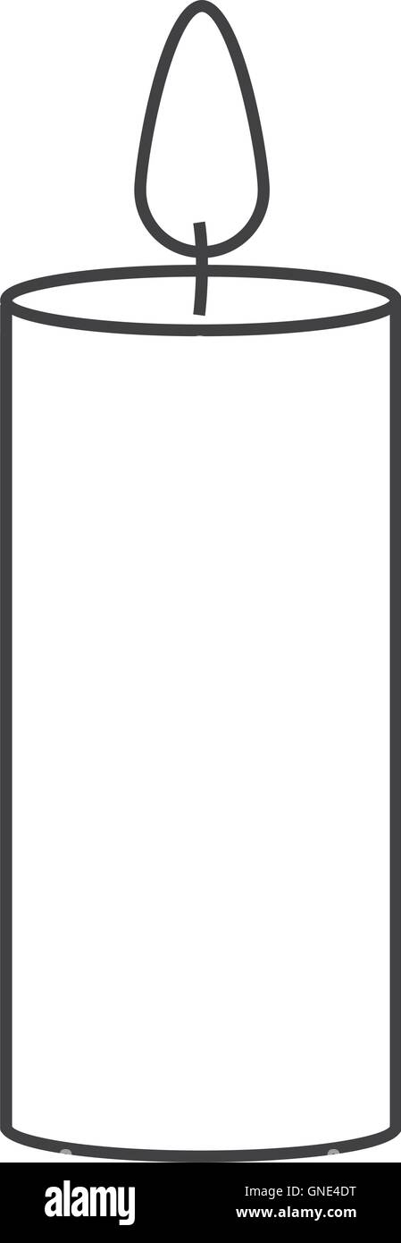 single candle icon Stock Vector Image & Art - Alamy