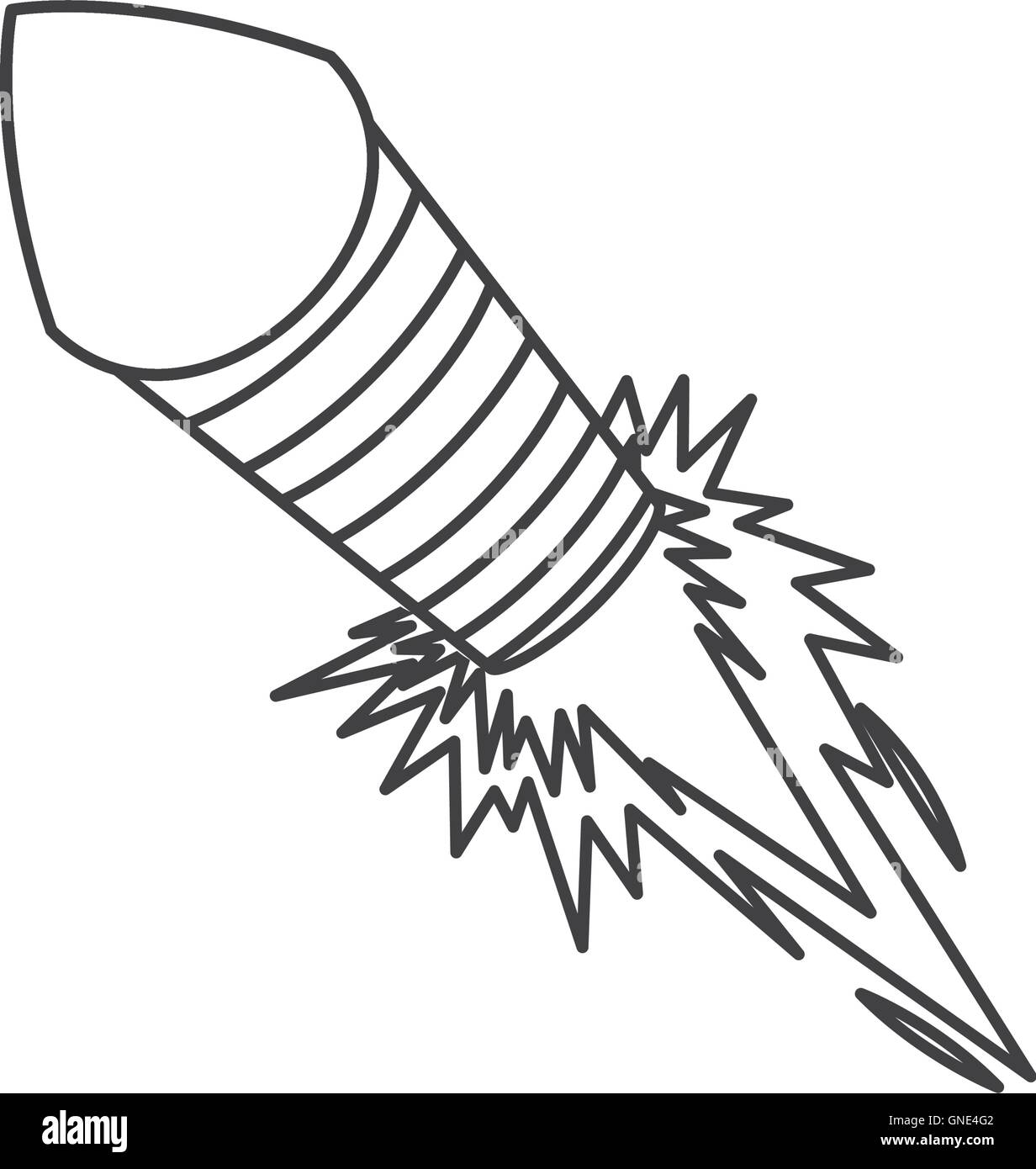 flying firecracker icon Stock Vector Image & Art - Alamy