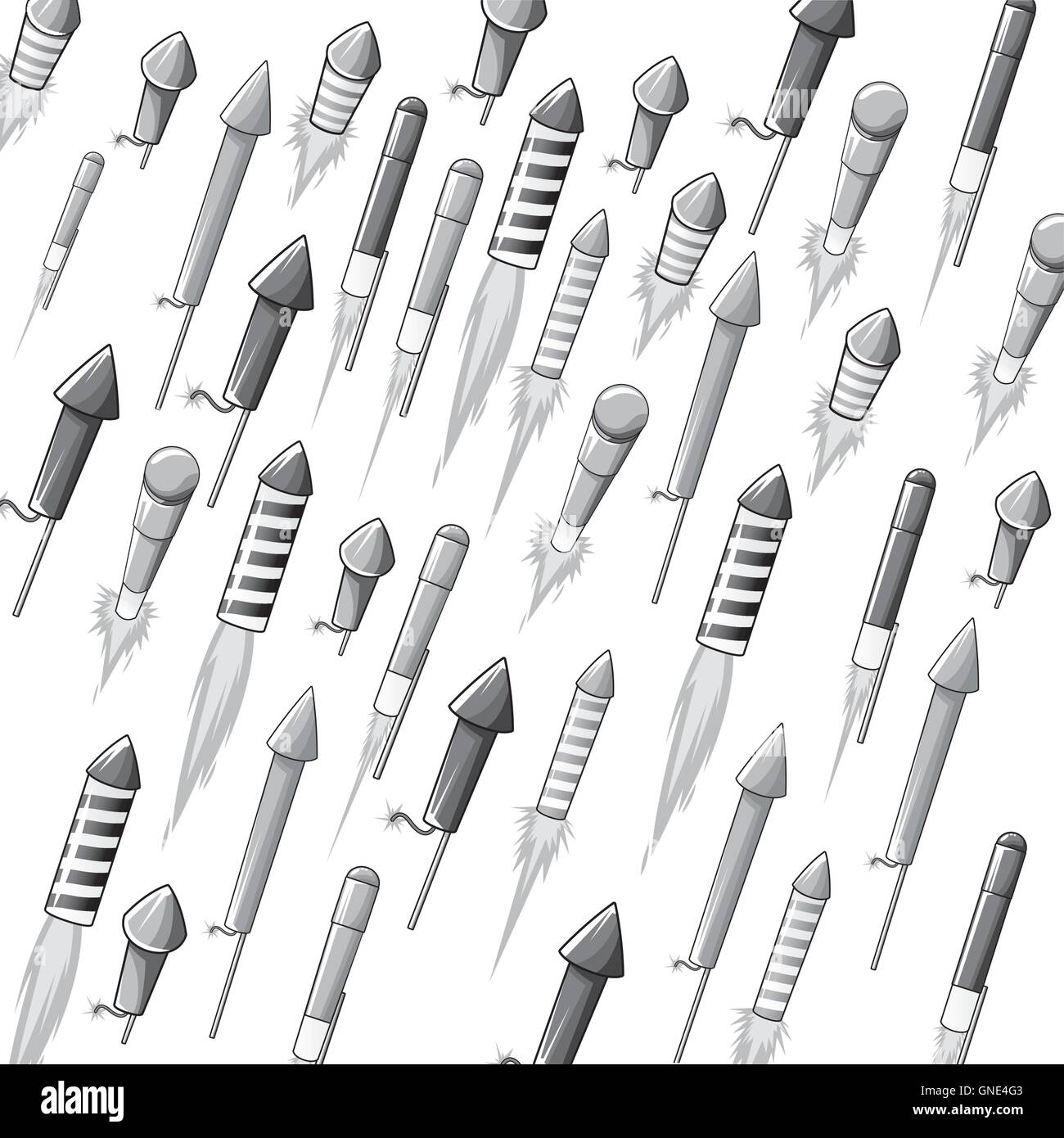 flying firecracker pattern background Stock Vector Image & Art - Alamy