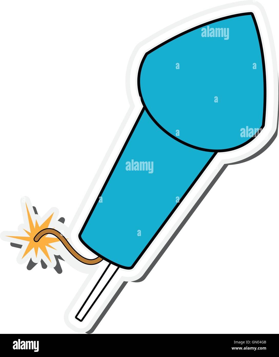 flying firecracker icon Stock Vector Image & Art - Alamy