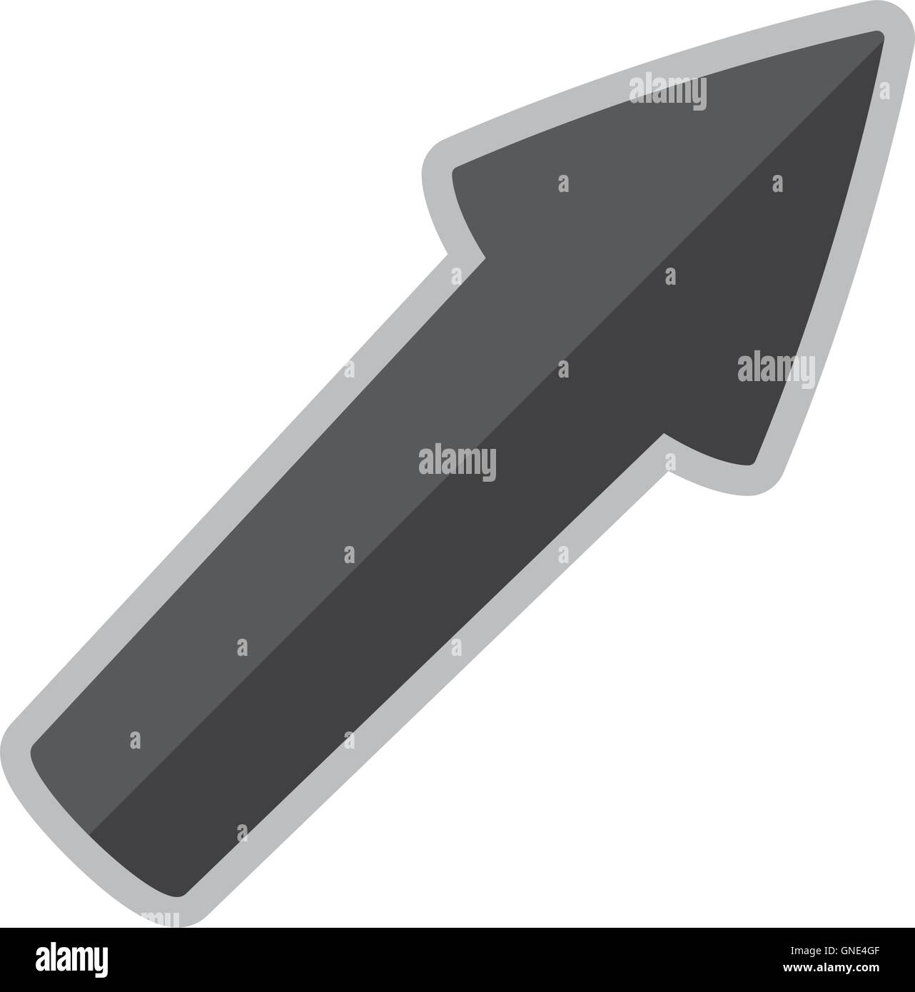 grey arrow icon Stock Vector Image & Art - Alamy
