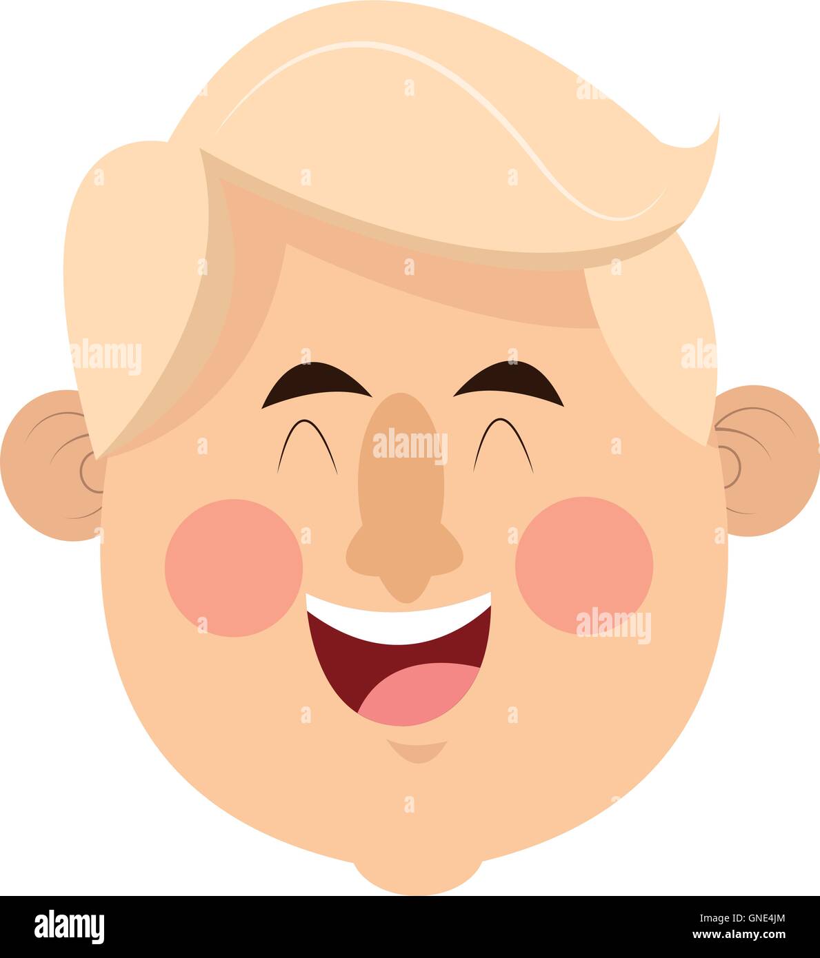 Middle aged man with beard and glasses Stock Vector Images - Alamy